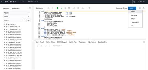 Exploring The Latest Sql Developer Web In The Oracle Autonomous Database