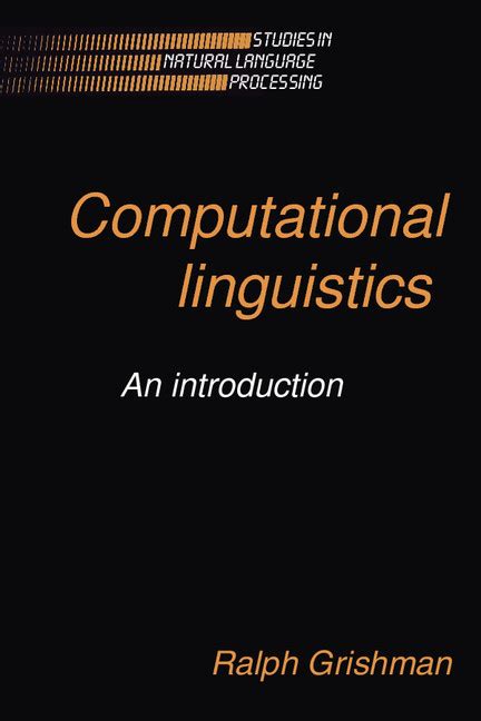 Computational Linguistics