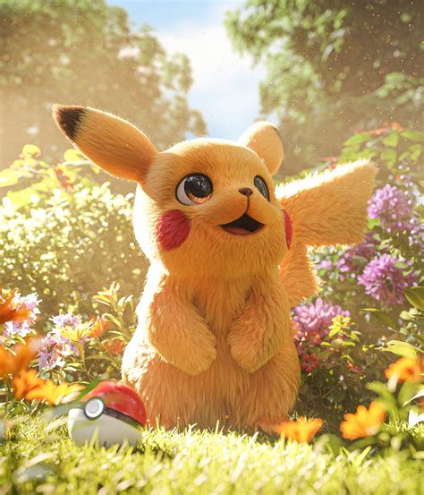 Pikachu Kawaii Rosa