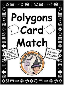 Polygons Matching Card Activity By Tricks And Treats For Teaching