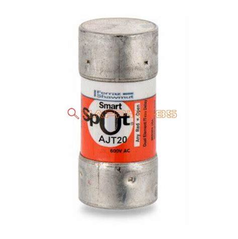 1pcs Ferraz Shawmut Ajt20 600v 20 Amp 20a Time Delay Class J Fuse