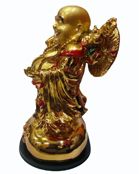 Paint Coated Brass Laughing Buddha Statue For Decoration At ₹ 4500