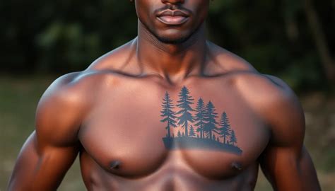 50 Bold Half Chest Tattoo Ideas For Black Men Cultural And Modern