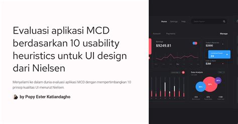 Evaluasi Aplikasi Mcd Berdasarkan 10 Usability Heuristics Untuk Ui