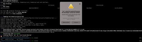 Mn Cannot Be Opened Because The Developer Cannot Be Verified · Issue 1538 · Micronaut