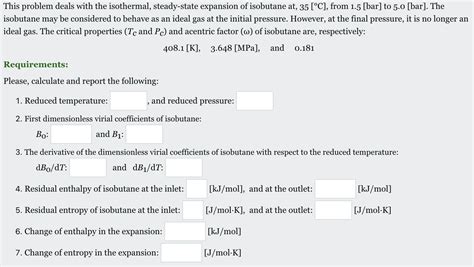 Solved This Problem Deals With The Isothermal Steady State