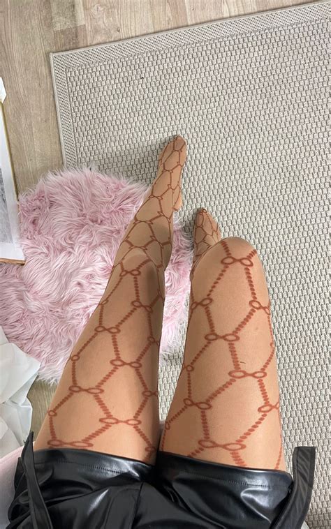 Nude Patterned Tights Unscripted SilkFred Patterned Tights Tights Patterned Hosiery