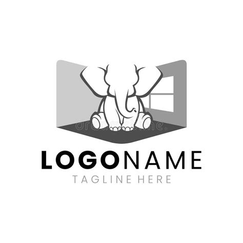 Sitting Elephant Logo Stock Illustrations 640 Sitting Elephant Logo
