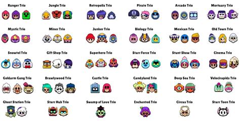 All Trios In Brawl Stars Starr Toon Update Rbrawlstars