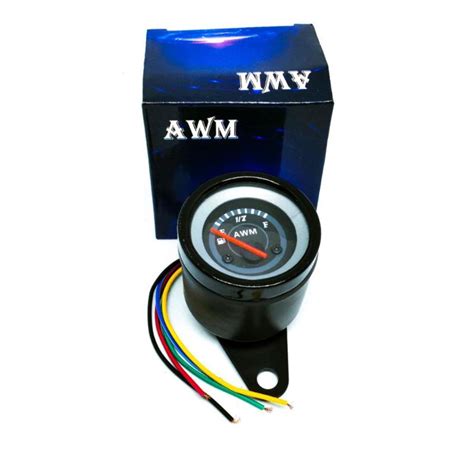 Jual Speedometer Amper Bensin Led Jarum Fuel Meter Bensin Analog Led 12 Volt Universal Motor