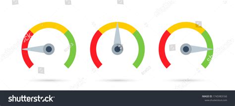 Speedometer Feedback Concept Rating Customer Satisfaction Stock Vector Royalty Free