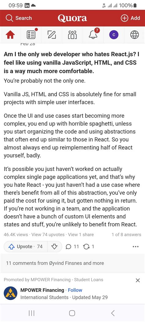 This Picture Has Given Me The Reason Why I Should Learn Reacjs Though Im A Php Developer Who