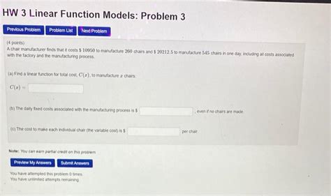 Solved Hw 3 Linear Function Models Problem 3 Previous