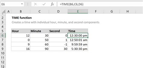 How To Use The Excel TIME Function ExcelFind