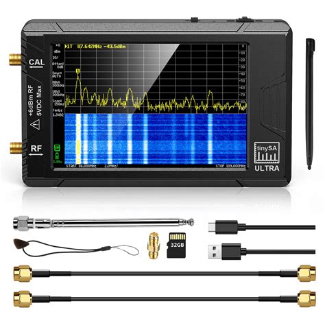 Handheld 4 Display Tiny Spectrum Analyzer Tinysa Ultra 100khz To 5