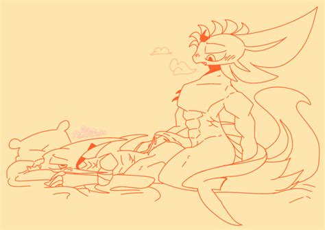 Rule Abs Absurd Res Amphibian Anthro Ass Axolotl Bed Blush Bodily Fluids Breath Cum Cum On