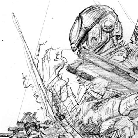 Some Of My Sketches For An Xcom2 Sticker R Xcom