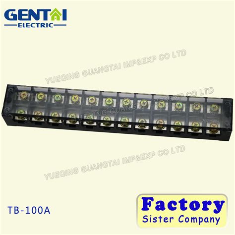 Tb 100 Parallel Terminal Block Screw Terminal Blocks Buy Tb Series Surface Mount 6 Pole 25
