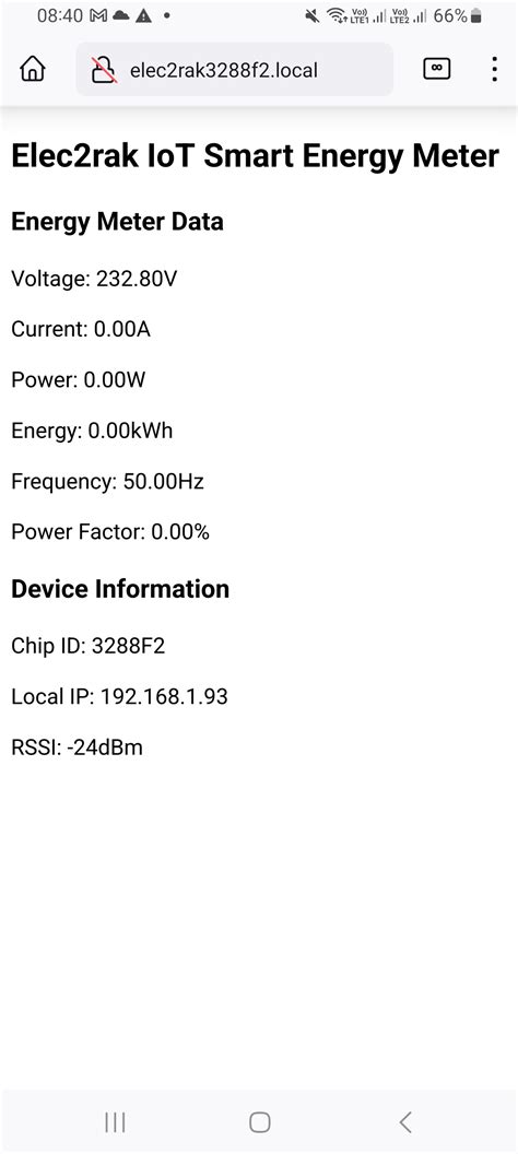 how to display dynamic sensor value on webpage elec2rak