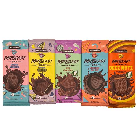 Feastables MrBeast Almond Chocolate Bar, Oz (60g), Bar –, 53% OFF