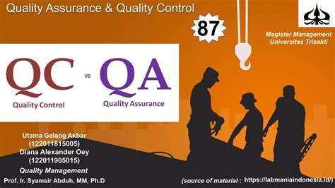 Perbedaan Qa And Qc Pptx