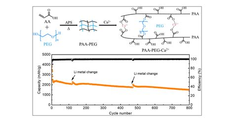 Multiple Network Binders Via Dual Cross Linking For Silicon Anodes Of