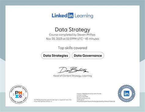 Steven Phillips On Linkedin Certificate Of Completion
