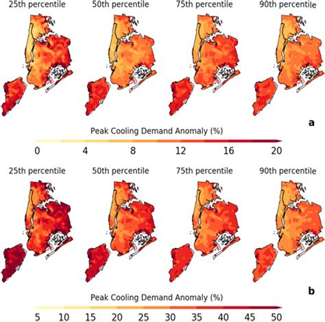 Peak Air Conditioning Demand Increase From 2006 To 2010 For 2095 To Download Scientific Diagram