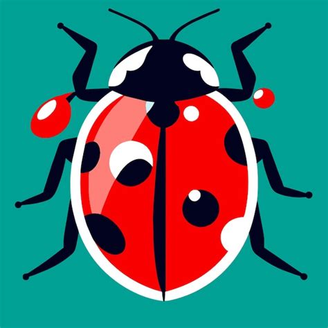 Ladybug Vector Illustration Premium Ai Generated Vector