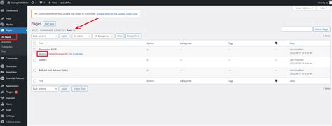 How To Easily Restore Deleted WordPress Pages Easiest Ways Engine Templates