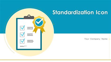 Standardization Icon Powerpoint Ppt Template Bundles Presentation