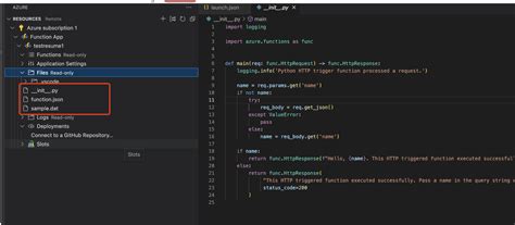 Why My Azure Function On Vscode Is Remote And Read Only Microsoft Qanda