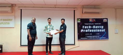 Sangram Patil On Linkedin Techsavvy Winner Sinhgadinstitute