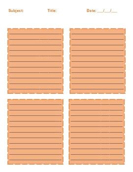 Box Method Notes Bundle By B For Butterfly TPT