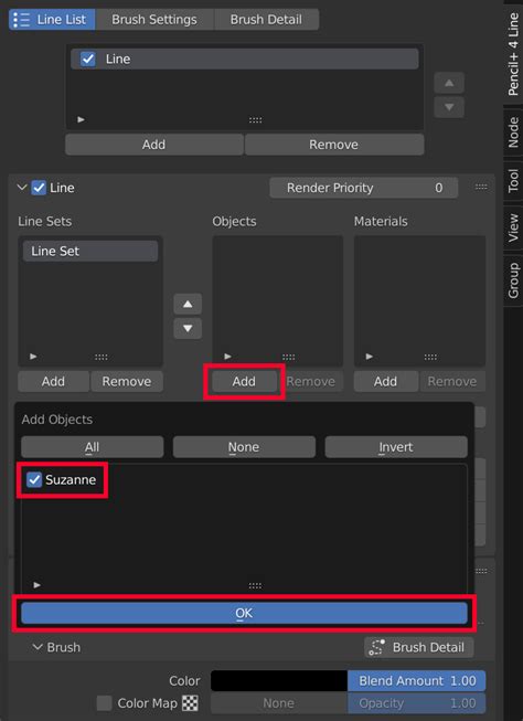 Basics Of Line Rendering Pencil 4 Line For Blender