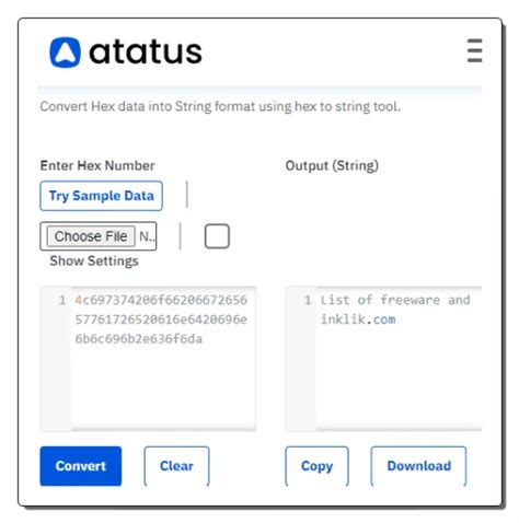 10 Best Free Online Hex To String Converter Websites