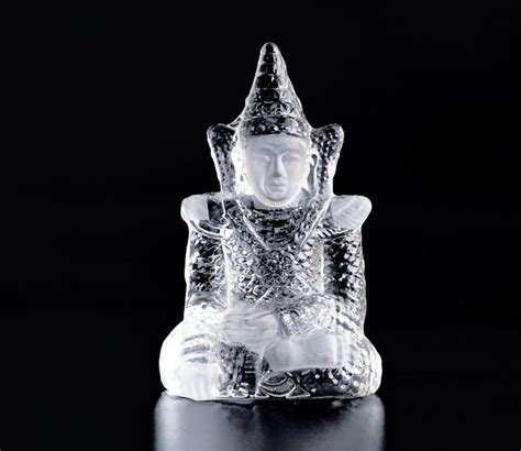 Тайський будда скляний Bm — ціна 340 грн у каталозі Статуетки Купити