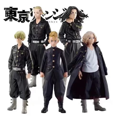 Tokyo Revengers Manjiro Sano Mikey Takemichi Hanagaki Draken Figure Model Toy Eur 1374