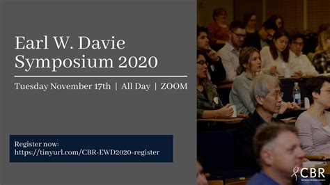 Virtual Earl W Davie Symposium 2020 Science In Vancouver