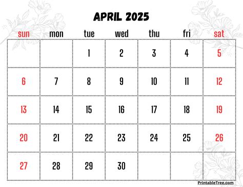 April Calendar Printable Pdf Format Pdf Karim Stella