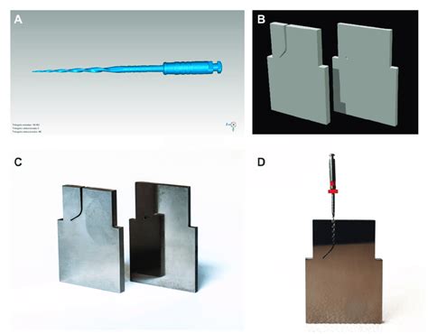 A Stereolithography Stl File Of The Endodontic Rotary File B Stl