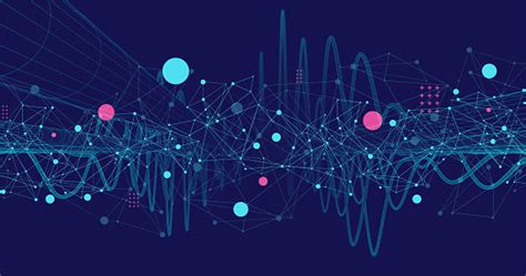와이어프레임 동적 파이프 선 및 파티클이 있는 벡터 추상적 배경입니다 플렉서스 효과 0명에 대한 스톡 벡터 아트 및 기타 이미지 0명 Dna Dna 테스트 Istock
