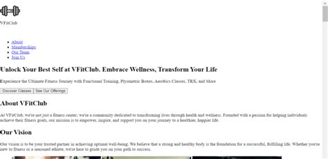 Responsive Gym Website Using Html Css And Javascript