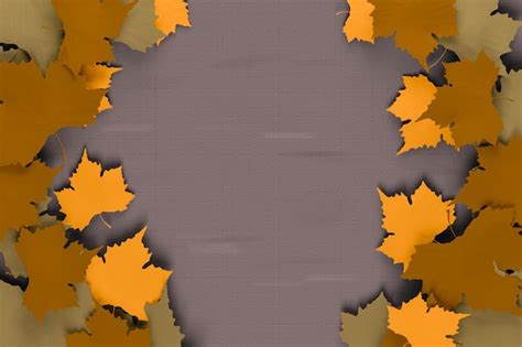 Premium Photo 3d Render Autumn Background