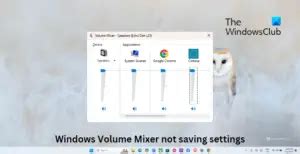 Fix Windows Volume Mixer Not Saving Settings