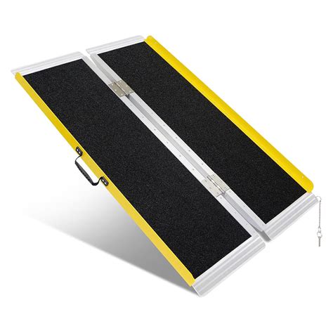 4ft Portable Folding Wheelchair Ramp 48 6 L X 31 5 W 800 Lbs