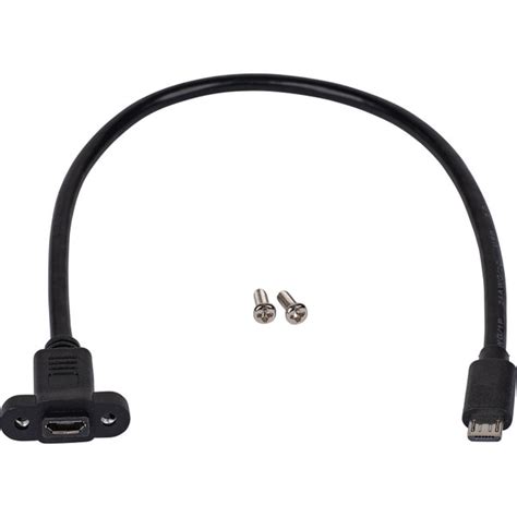 Panel Mount Micro Usb Extension Cable Male To Female