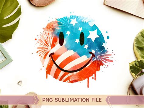 4th Of July Smiley Face Png Usa Smiley Face Png 4th Of July Png