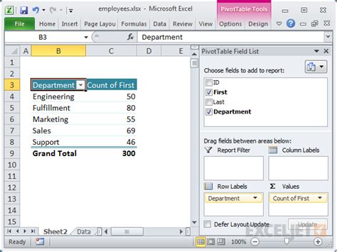 23 Things You Should Know About Excel Pivot Tables Exceljet
