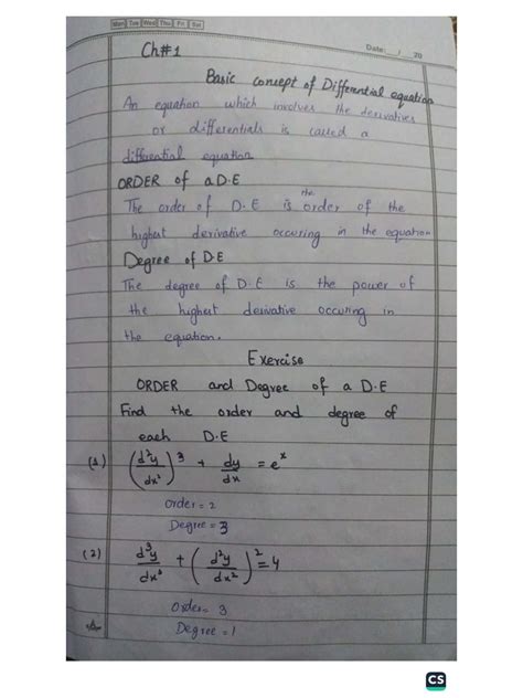 Ode Chap 1 Solution Pdf